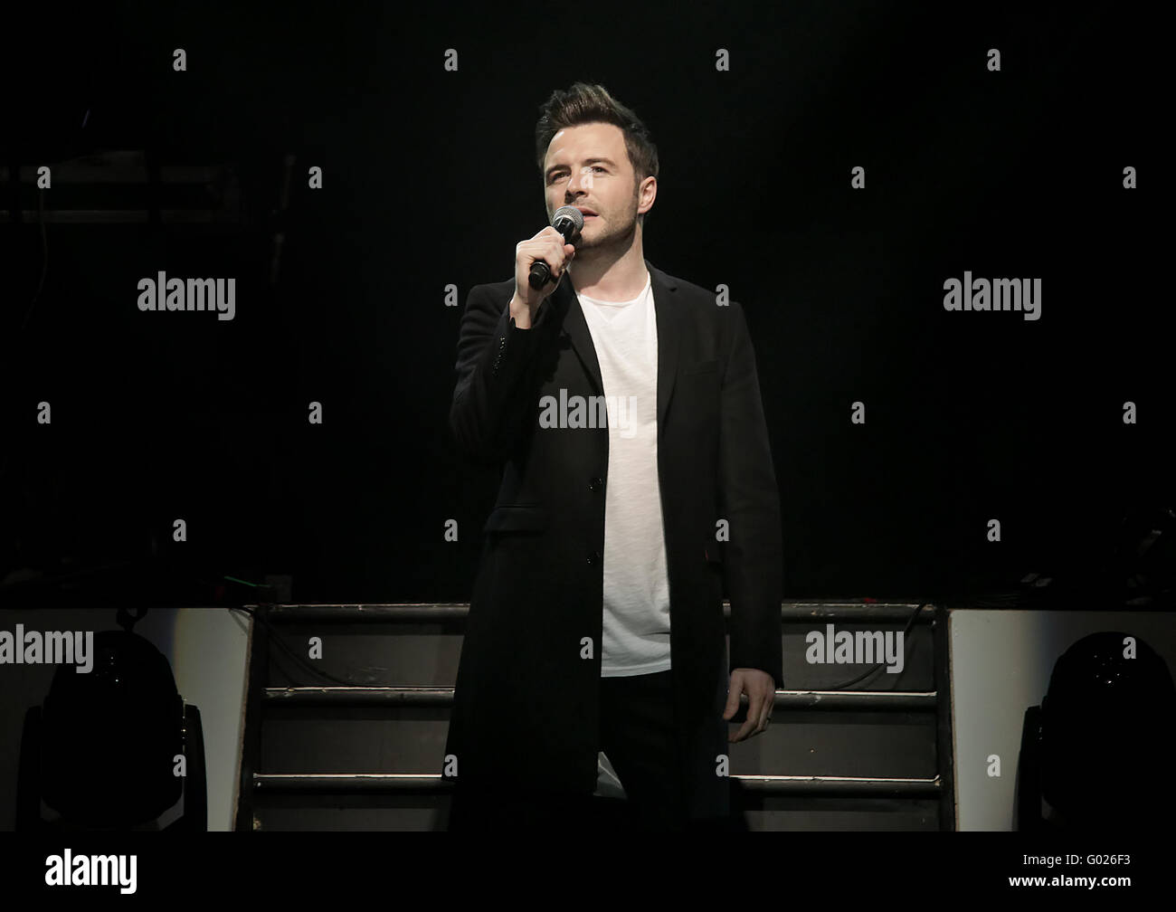 Shane Filan performing at Liverpool Philharmonic Hall Featuring: Shane ...