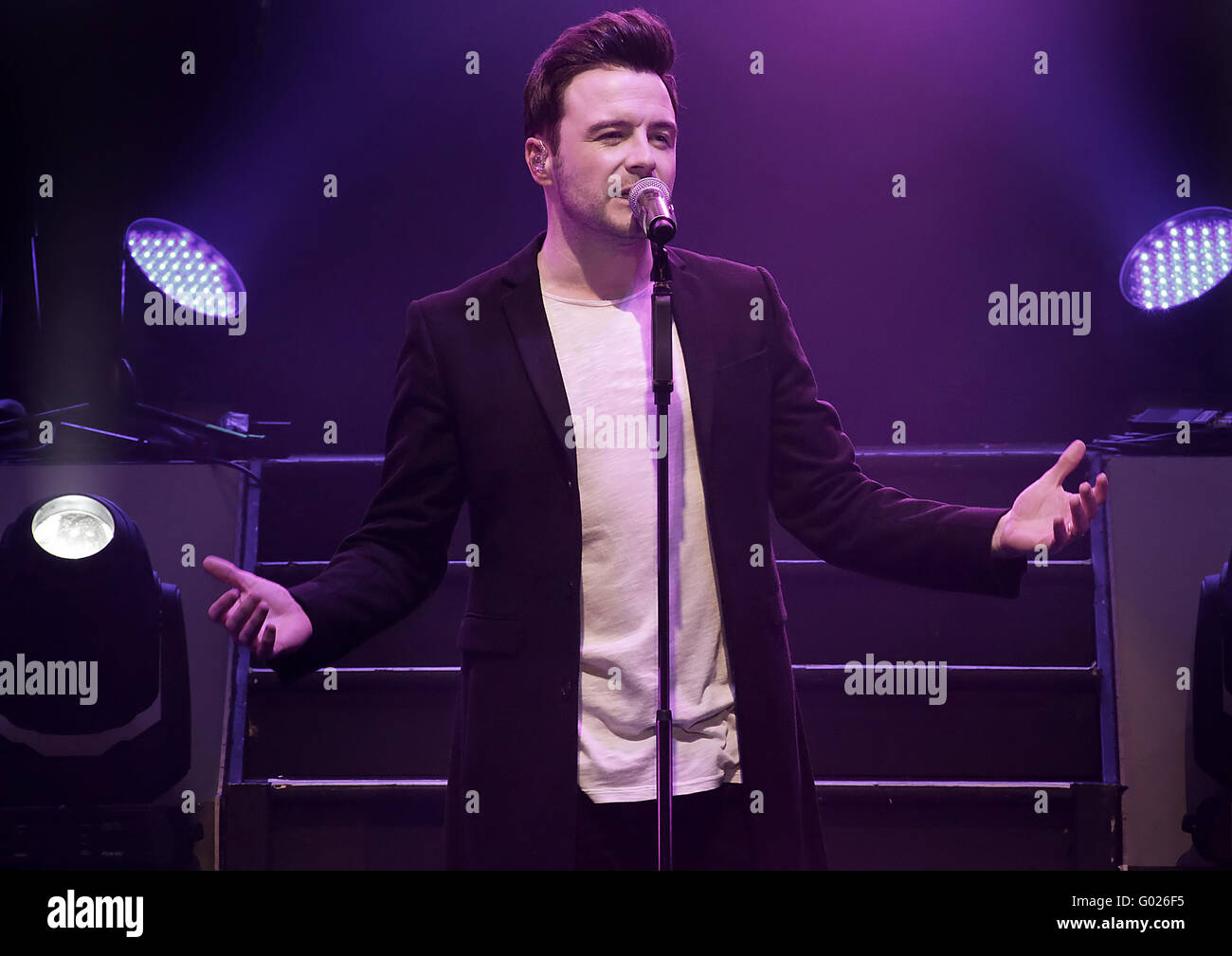 Shane Filan performing at Liverpool Philharmonic Hall Featuring: Shane ...