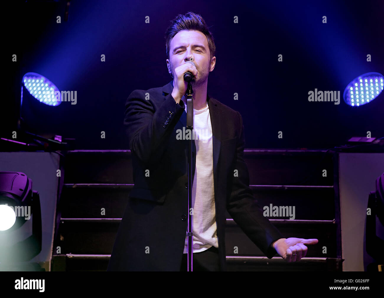 Shane Filan performing at Liverpool Philharmonic Hall Featuring: Shane ...