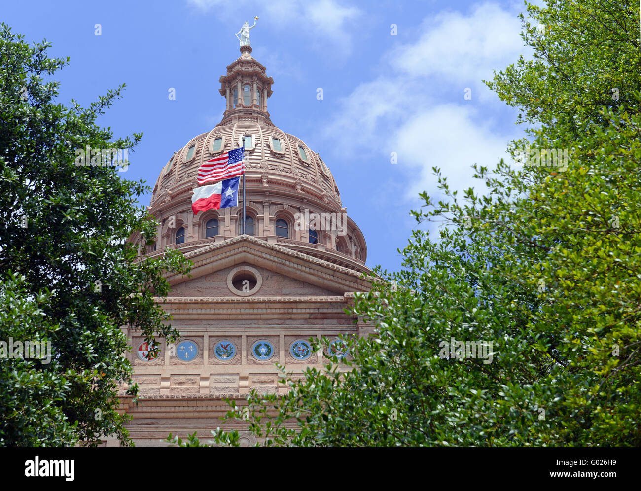 Texas state capitol building flags hi-res stock photography and images ...