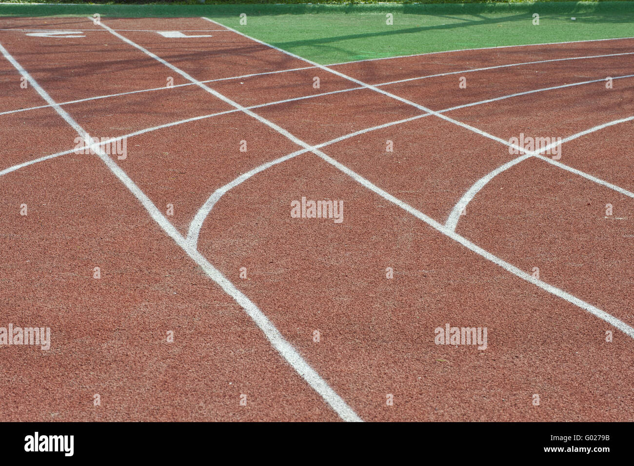 running track lines Stock Photo - Alamy