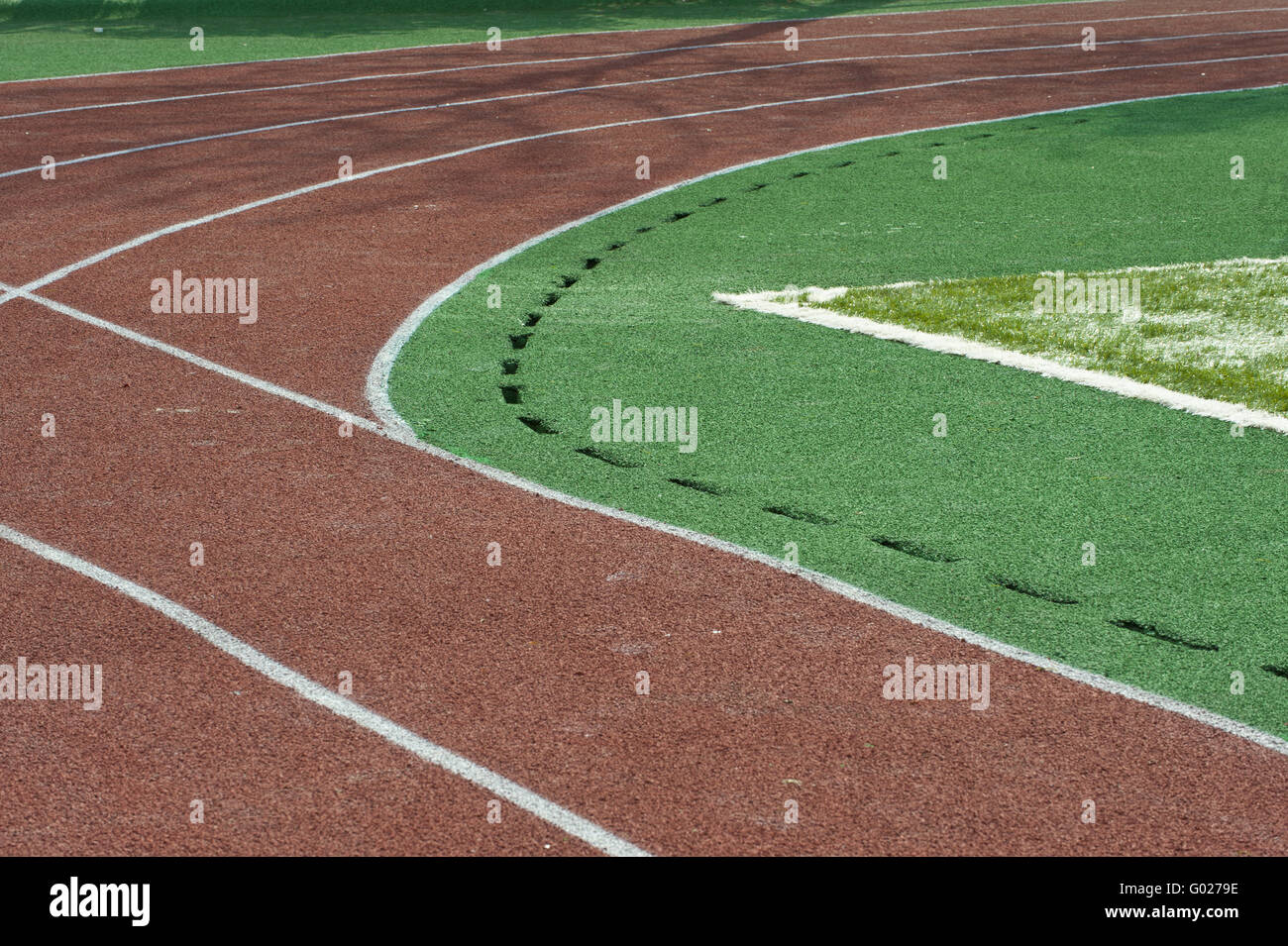 running track lines Stock Photo - Alamy