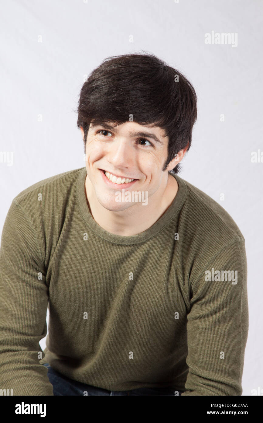 Handsome man with a big smile Stock Photo - Alamy