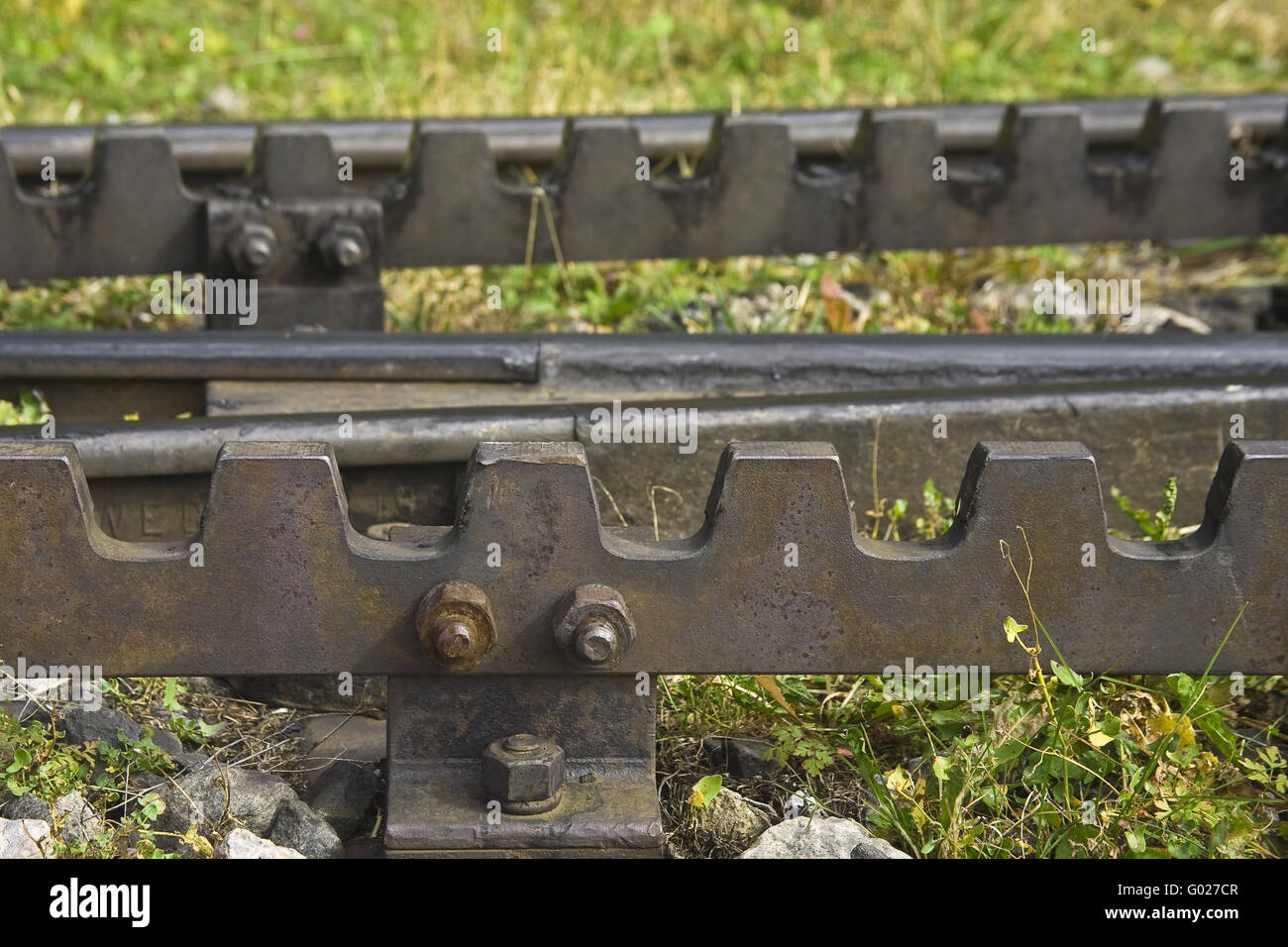 Cog rails rail hi-res stock photography and images - Alamy