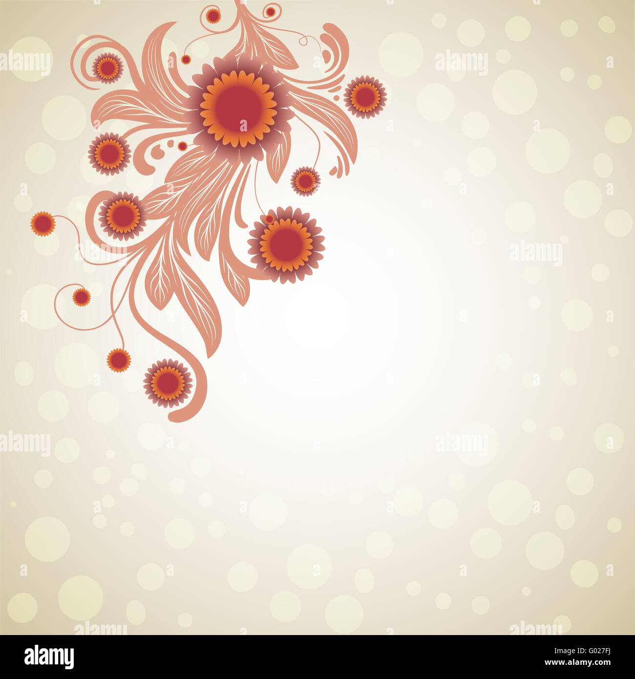 floral background design Stock Photo - Alamy