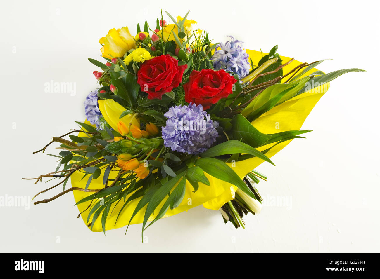 colored flower bouquet Stock Photo - Alamy
