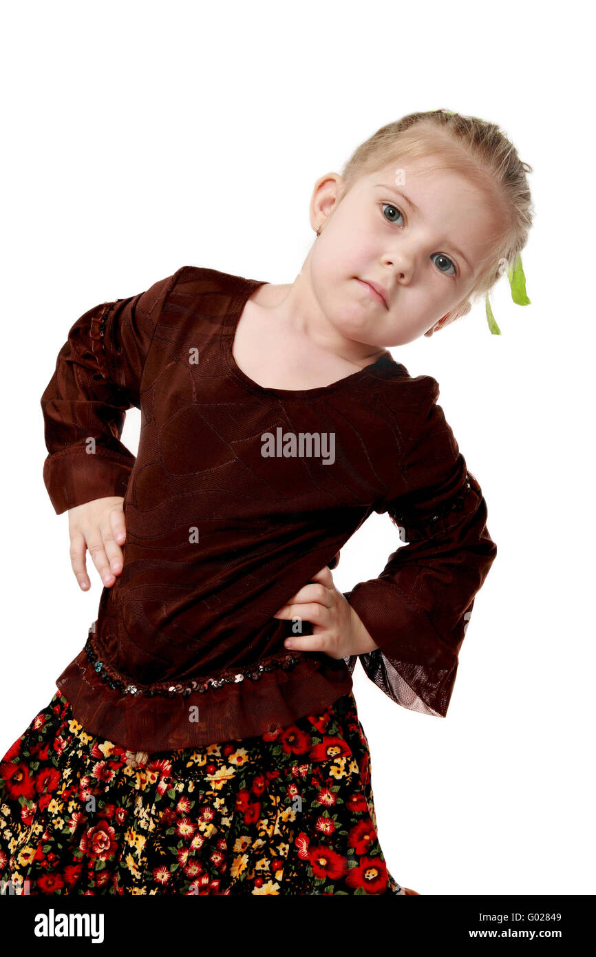 Element of children's dance-dynamics and emotion Stock Photo - Alamy