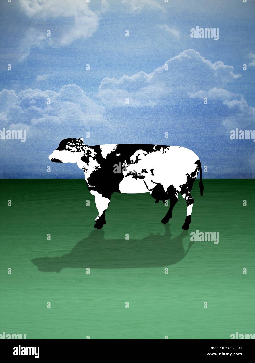 Cow map hi-res stock photography and images - Alamy