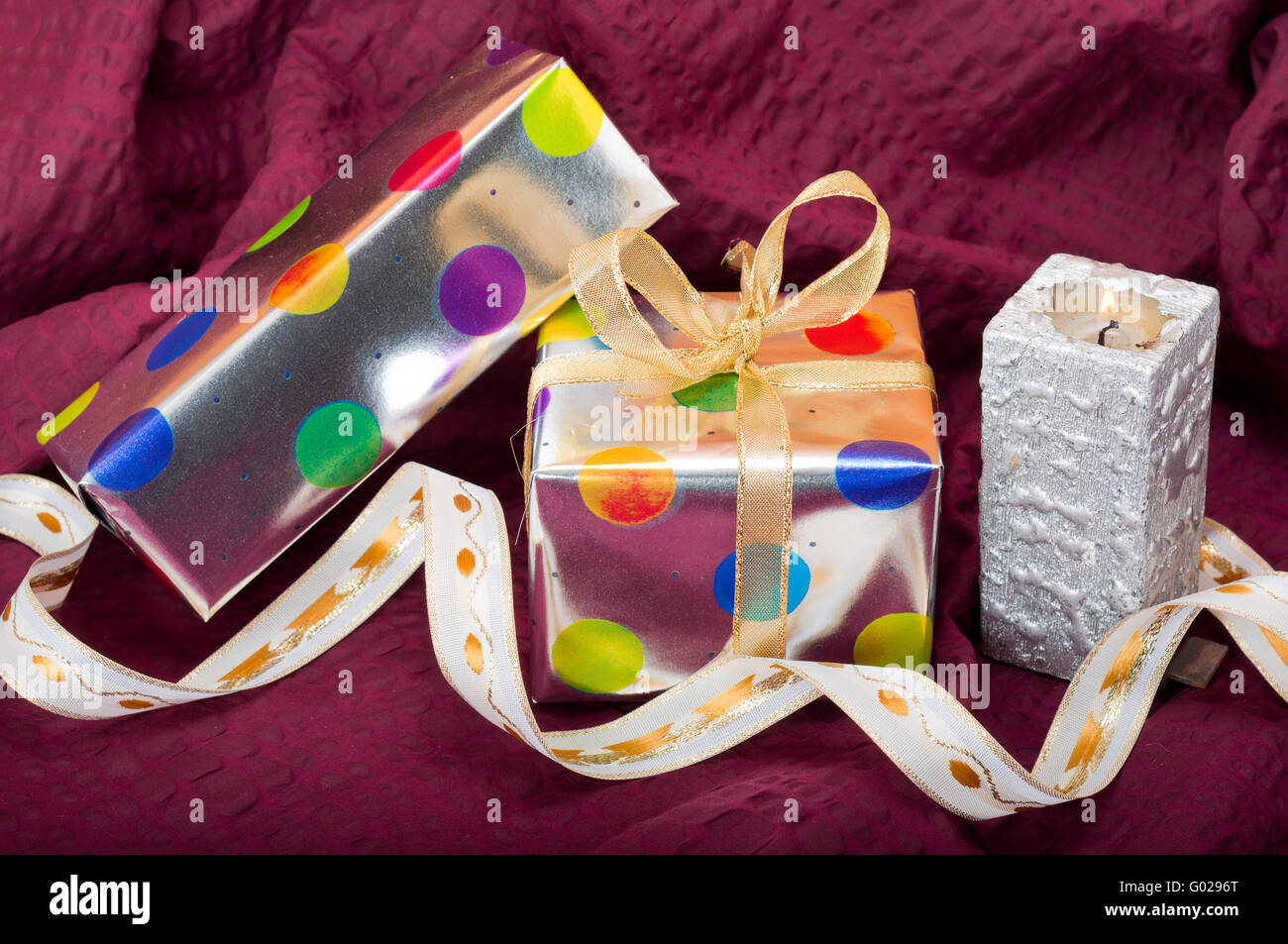 Silver candle boxes hi-res stock photography and images - Alamy