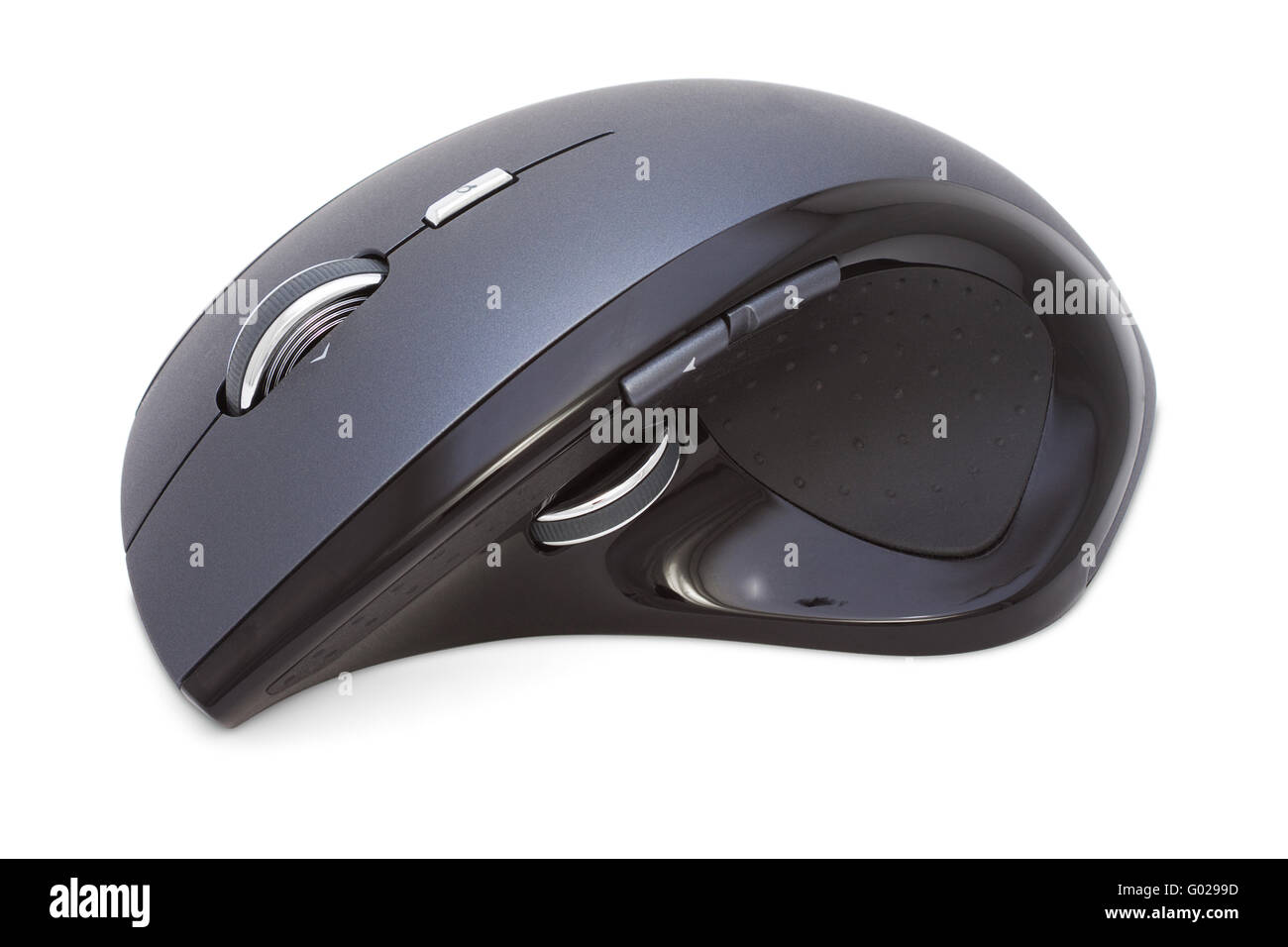 Modern Ergonomic Mouse 2 isolated on the white background Stock Photo ...