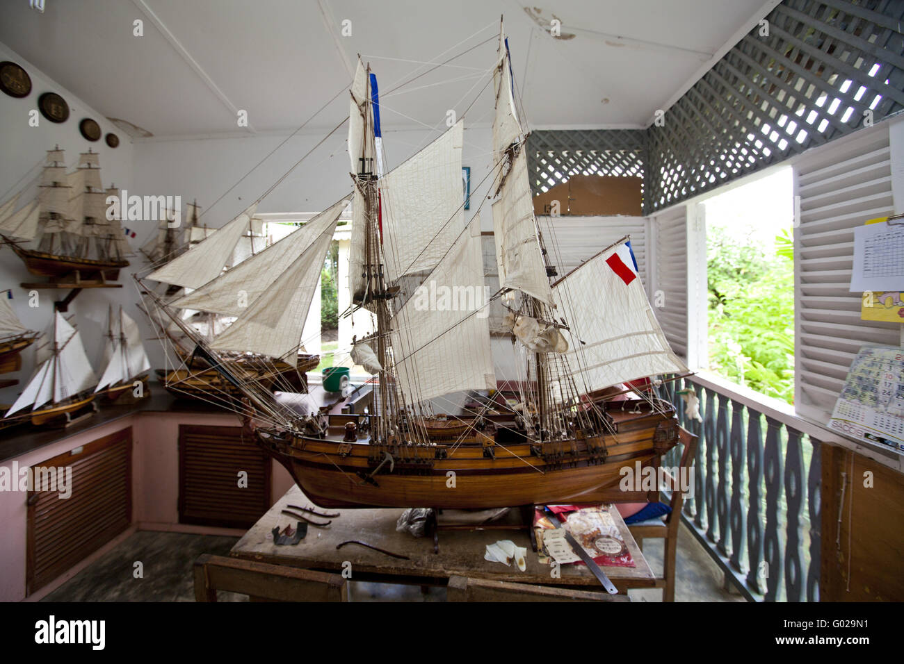 Seychelles mahé island craft village hi-res stock photography and ...