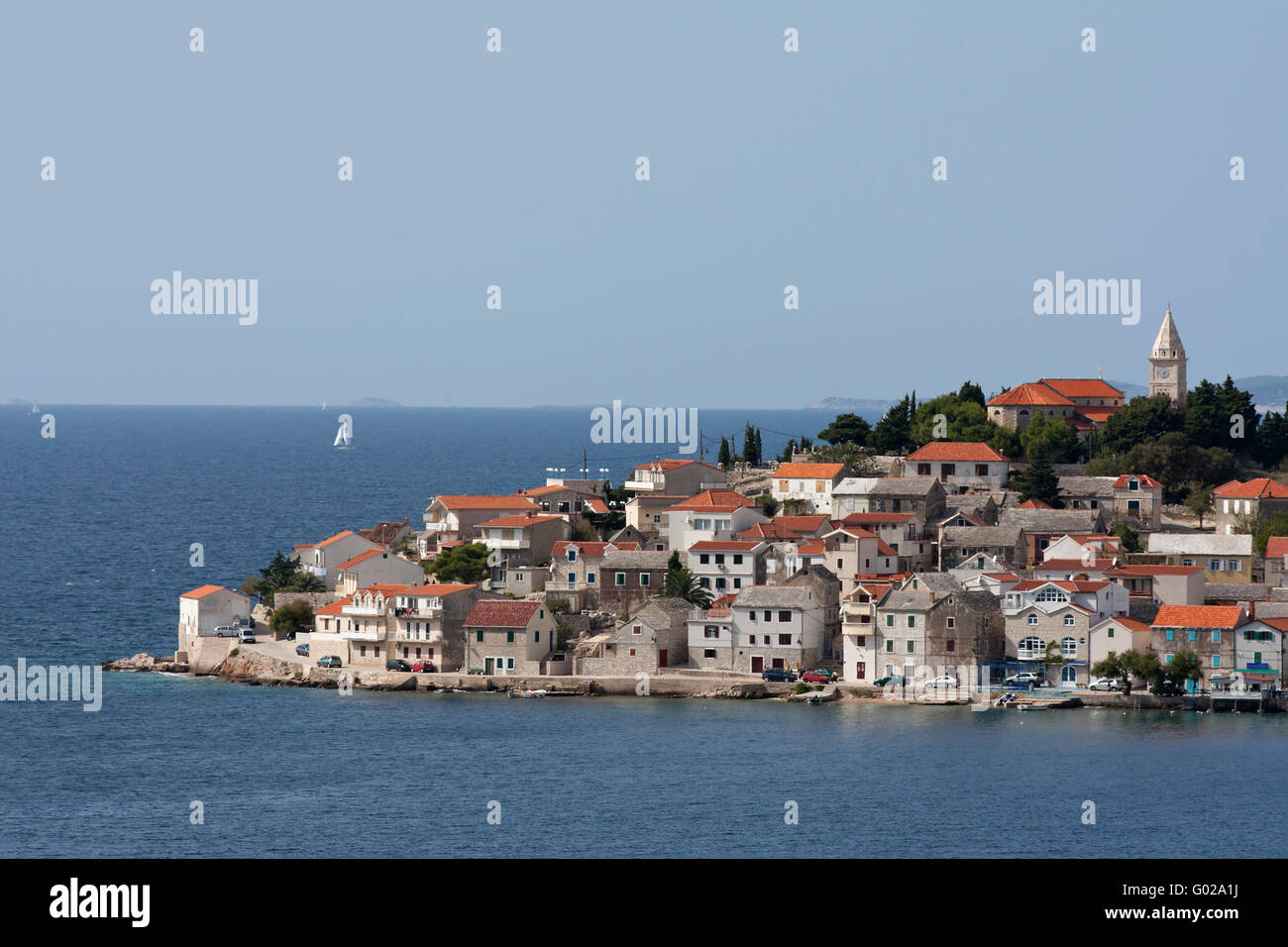Historic Center of Primosten. Croatia Stock Photo - Alamy