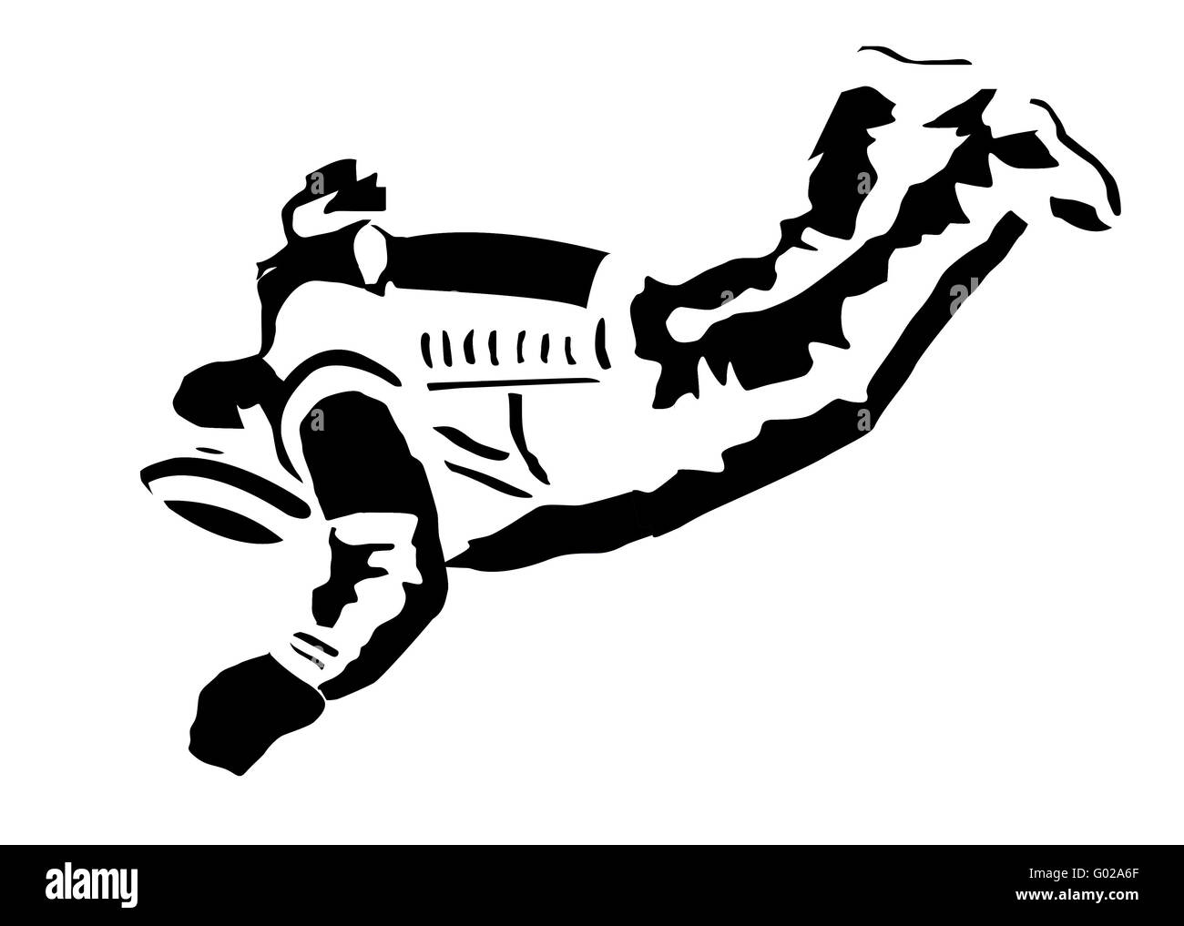vector silhouette spaceman on black background Stock Photo - Alamy vector silhouette spaceman on black background Stock Photo - Alamy