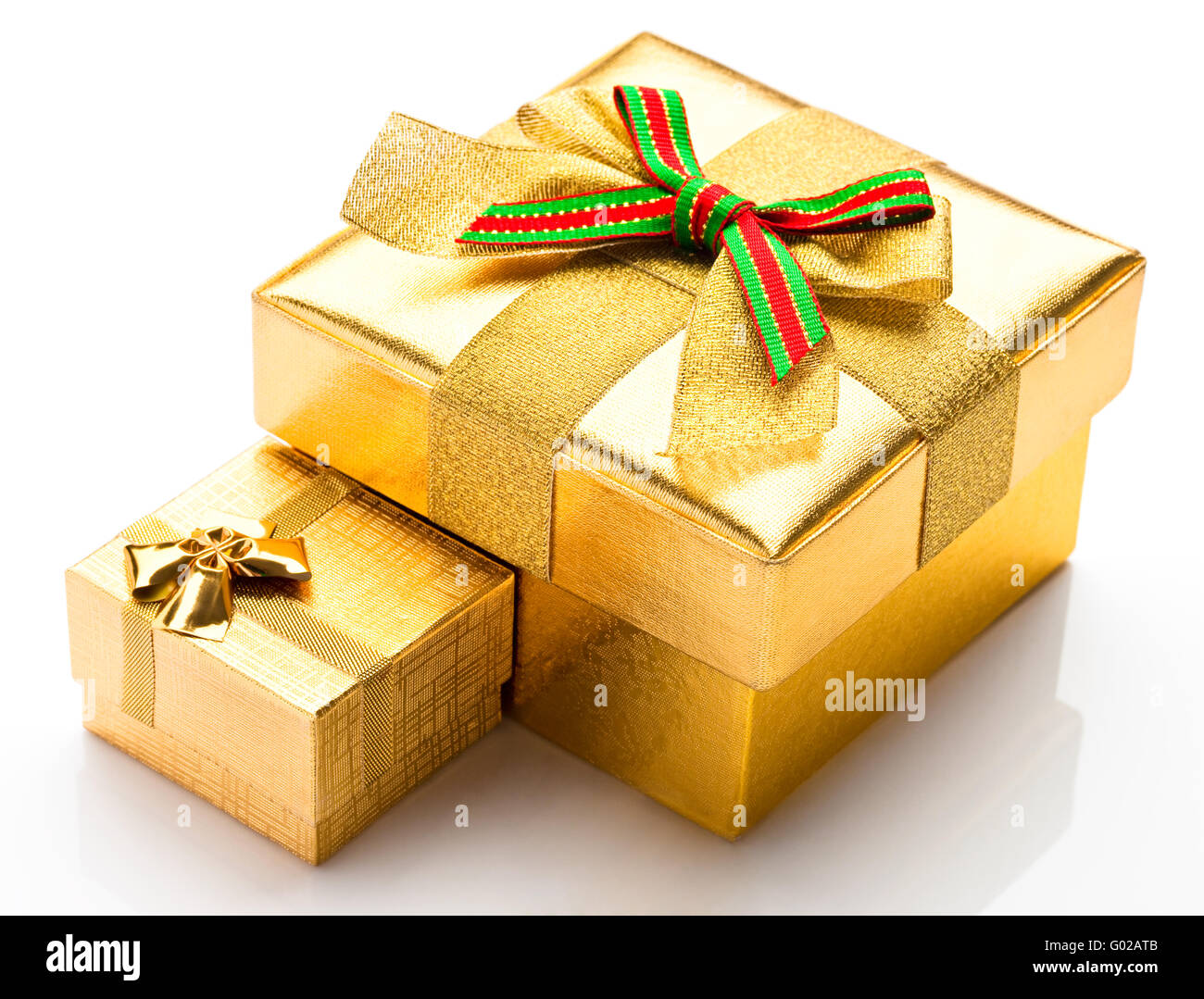 Beautiful boxes for gifts on a white background Stock Photo - Alamy