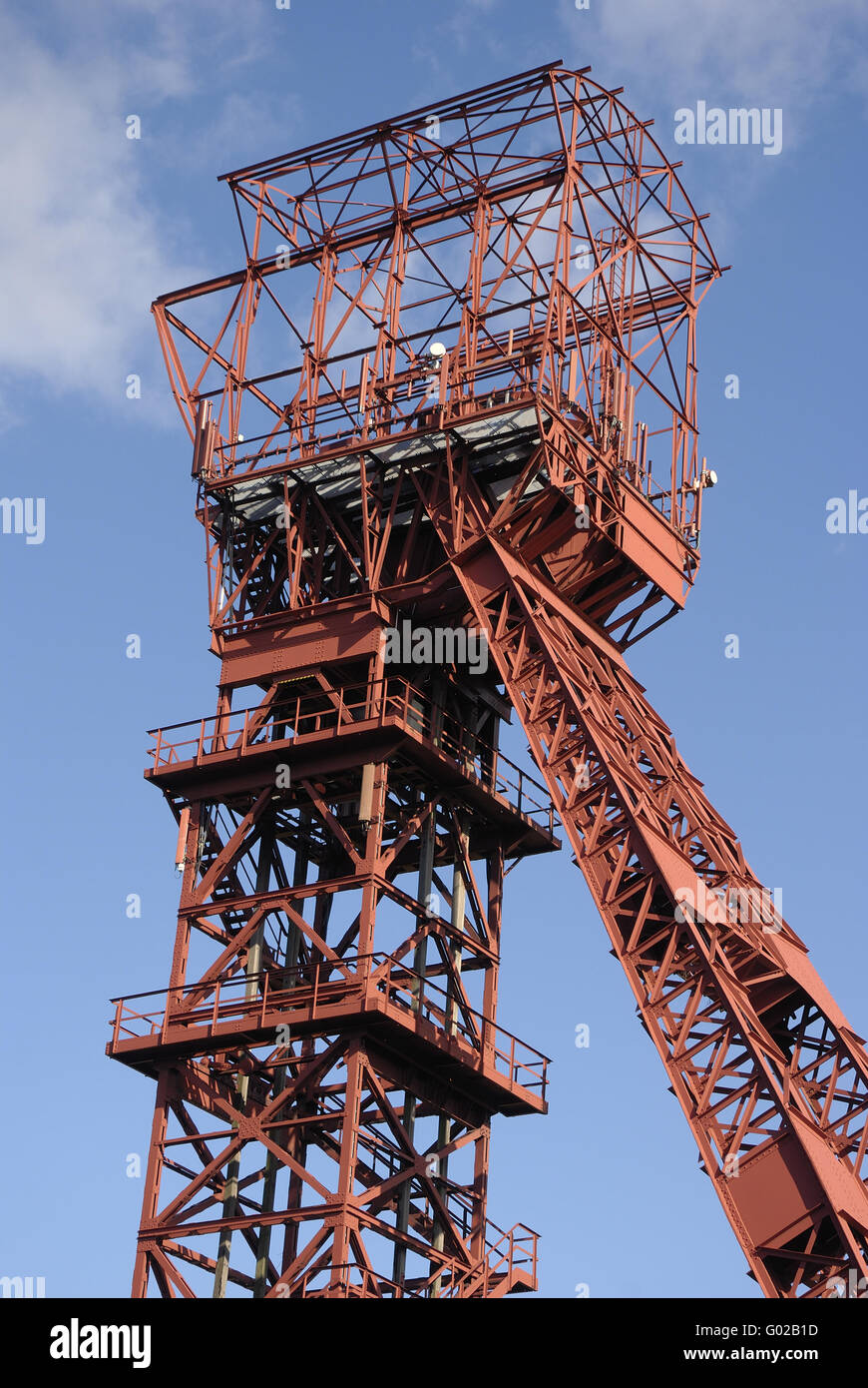 Winding gear shaft head gear hi-res stock photography and images - Alamy