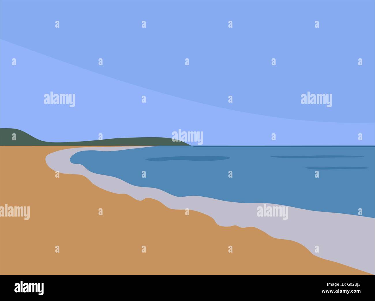 Background sandy beach, vector Stock Vector Image & Art - Alamy