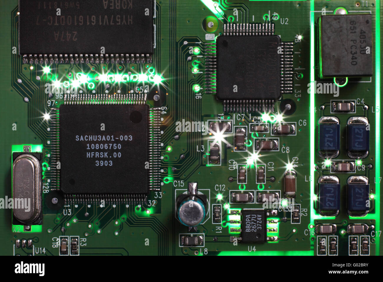 Glowing circuit hi-res stock photography and images - Alamy