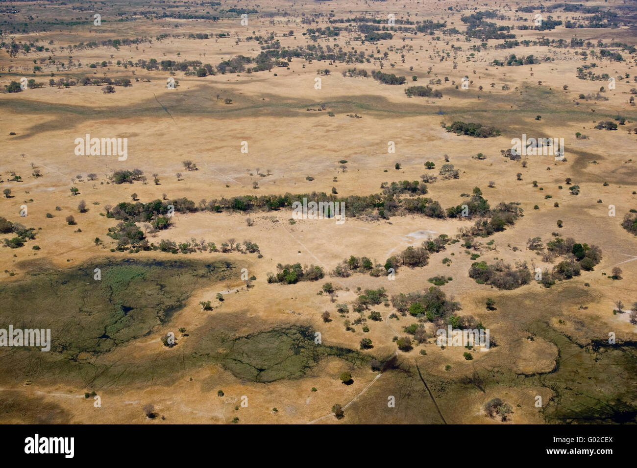 Okavango delta aerial plane hi-res stock photography and images - Alamy