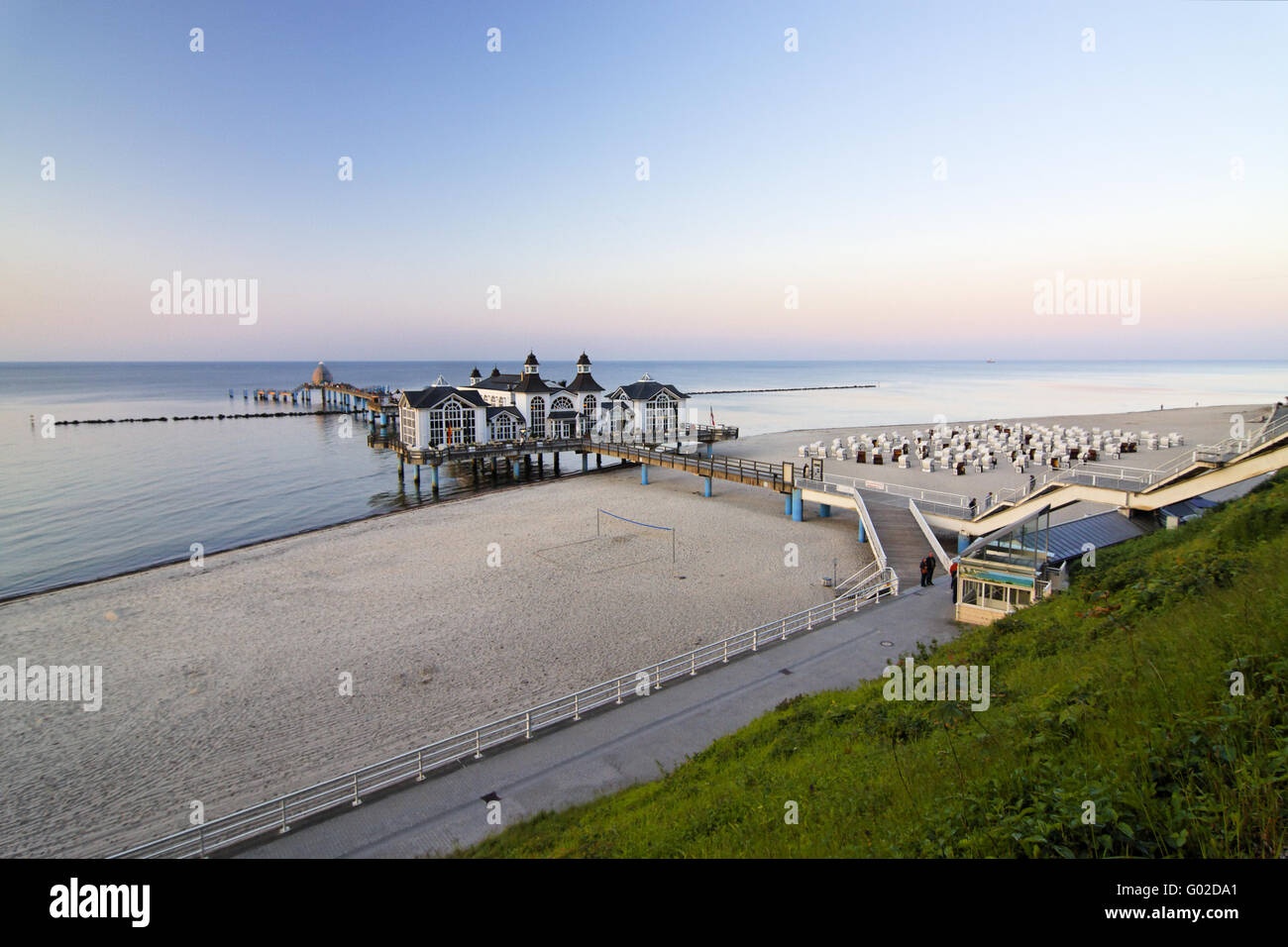 On the beach of Sellin on the island of Rügen Stock Photo - Alamy