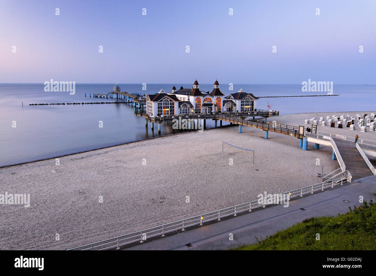On the beach of Sellin on the island of Rügen Stock Photo - Alamy