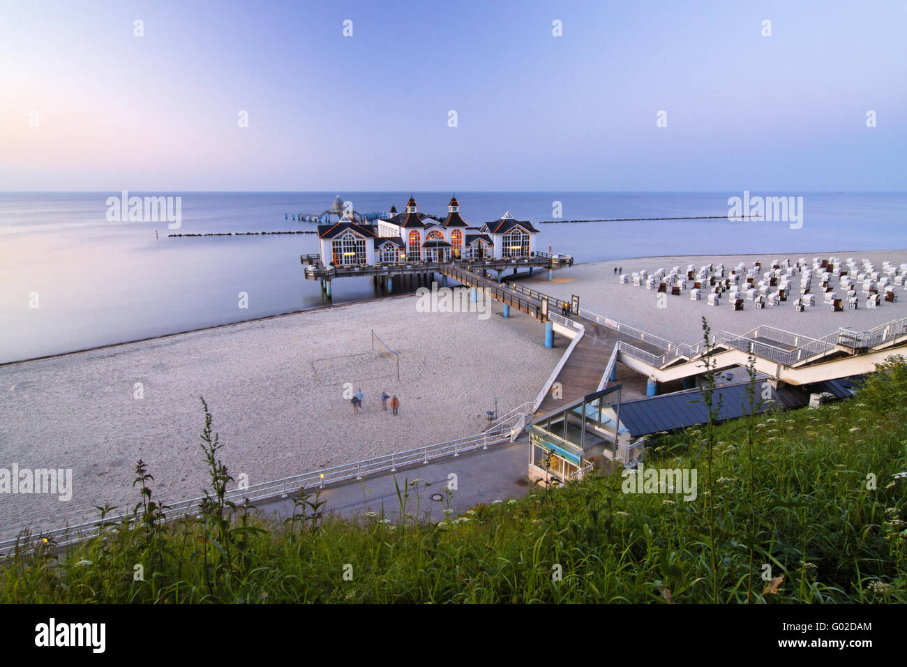 On the beach of Sellin on the island of Rügen Stock Photo - Alamy
