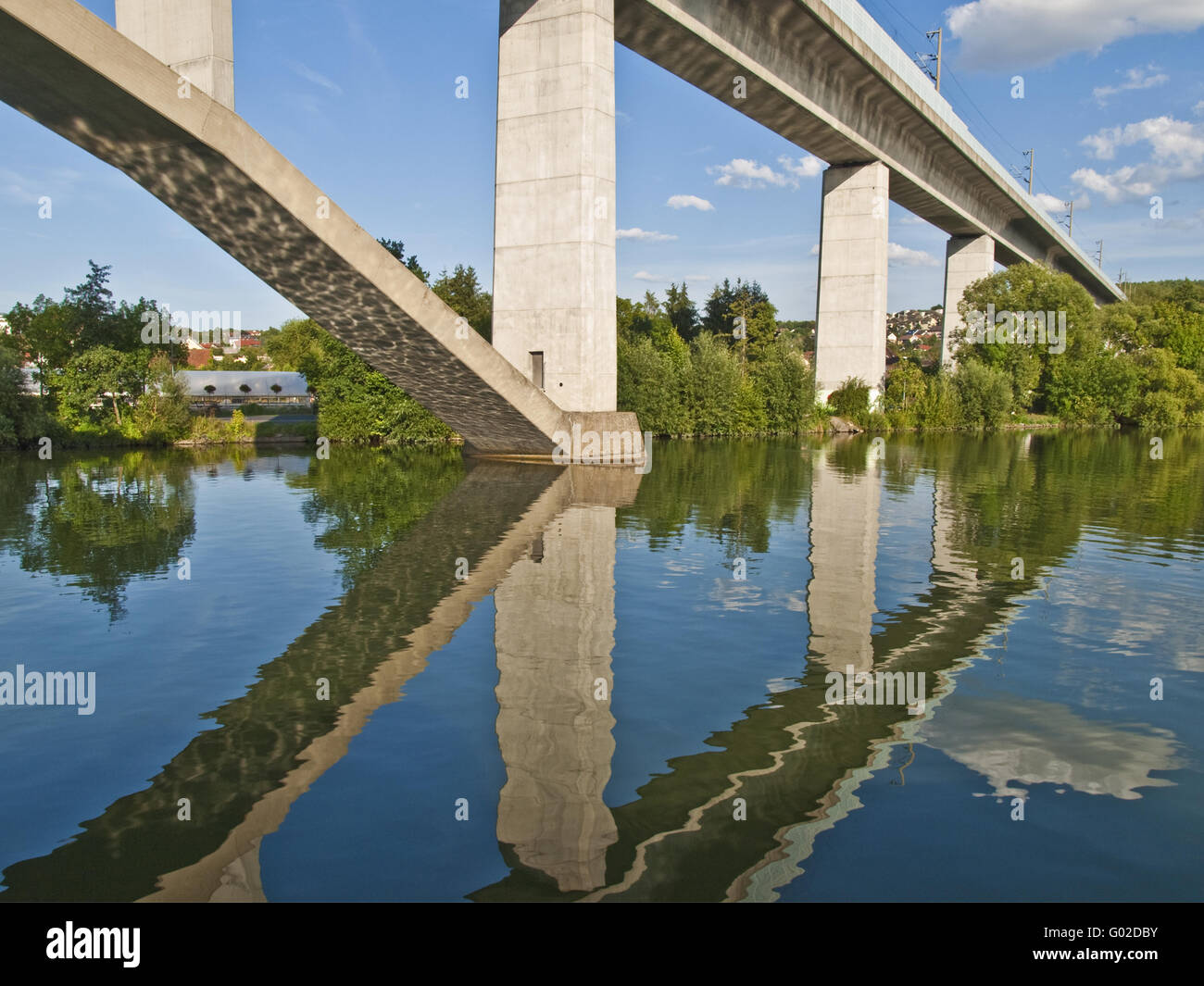 Maintal Bridge Veitshoechheim, Germany Stock Photo - Alamy