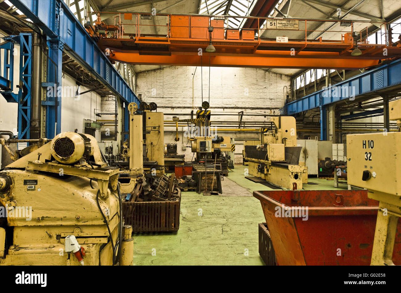Meiningen Steam Locomotive Works Stock Photo - Alamy
