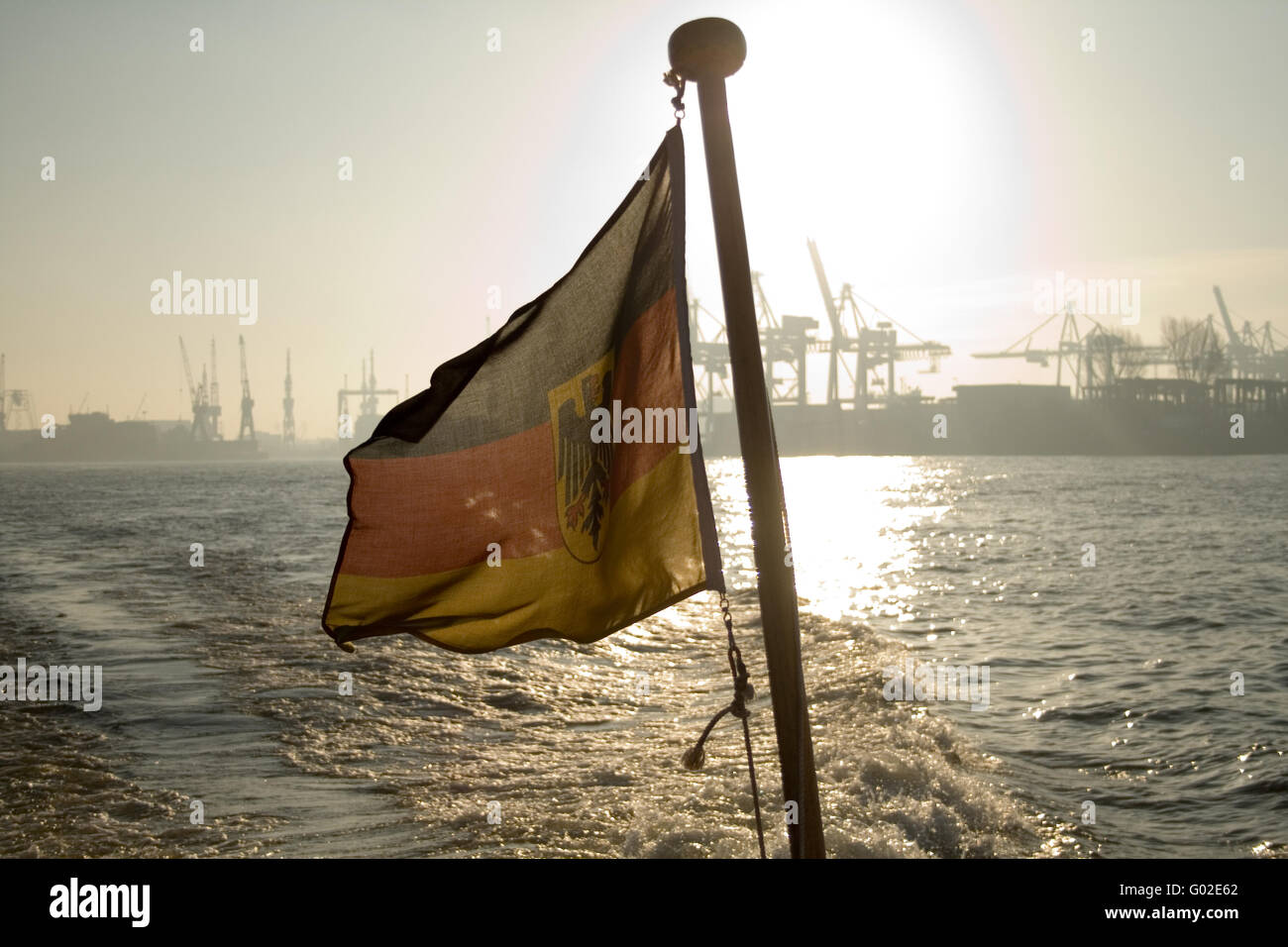 german federal service flag Stock Photo - Alamy