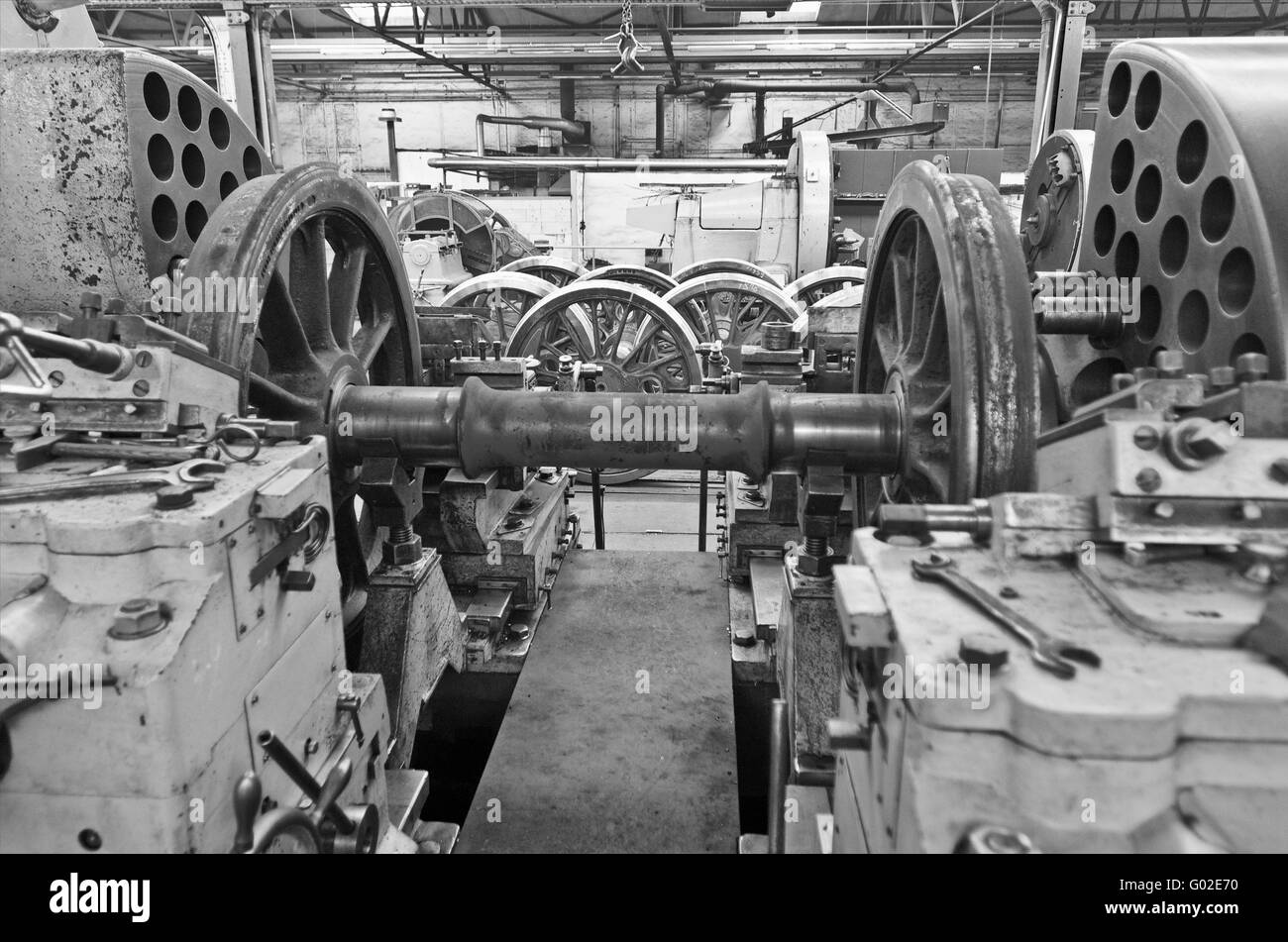 Meiningen Steam Locomotive Works Stock Photo - Alamy