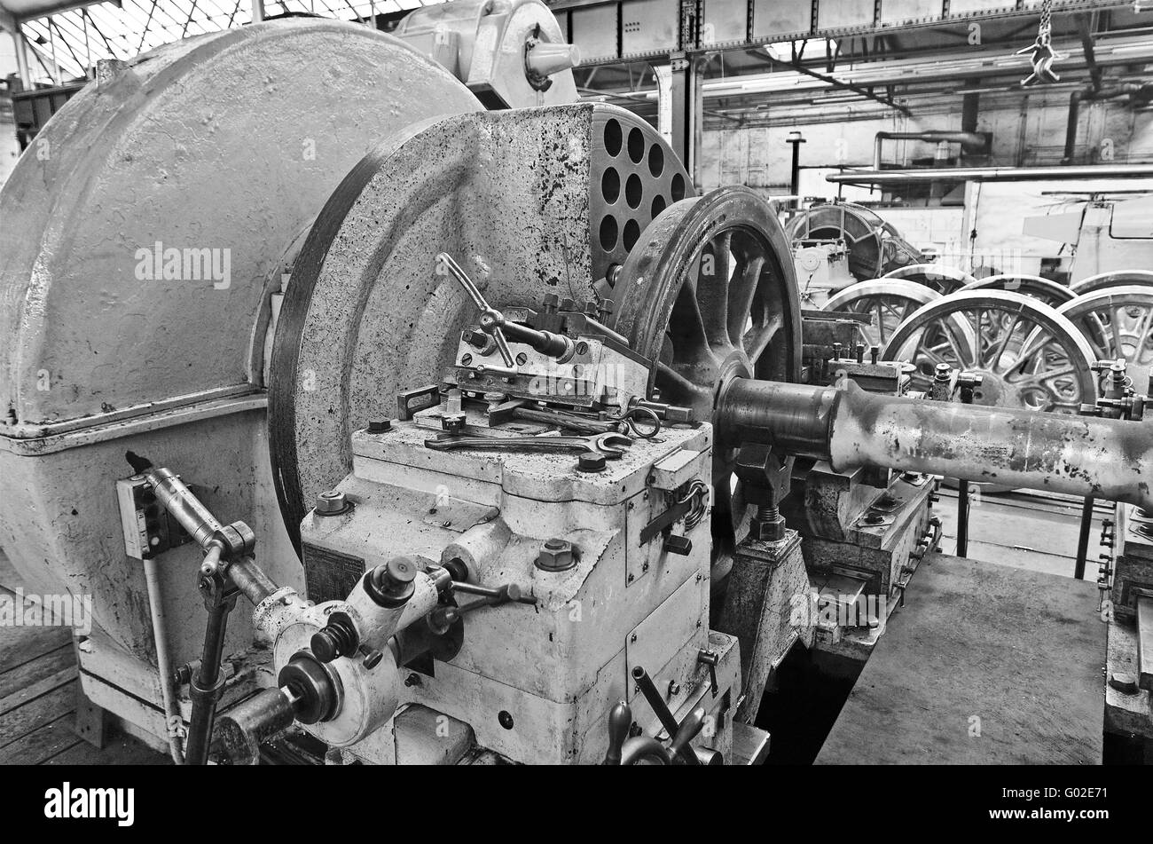 Meiningen Steam Locomotive Works Stock Photo - Alamy