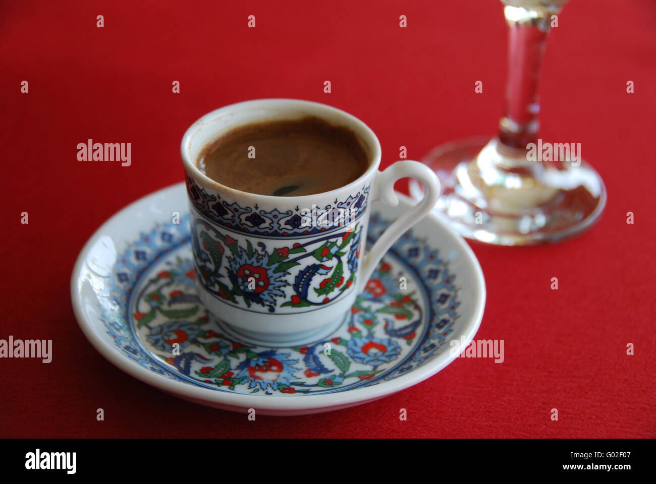 Black turkish cofee Stock Photo - Alamy