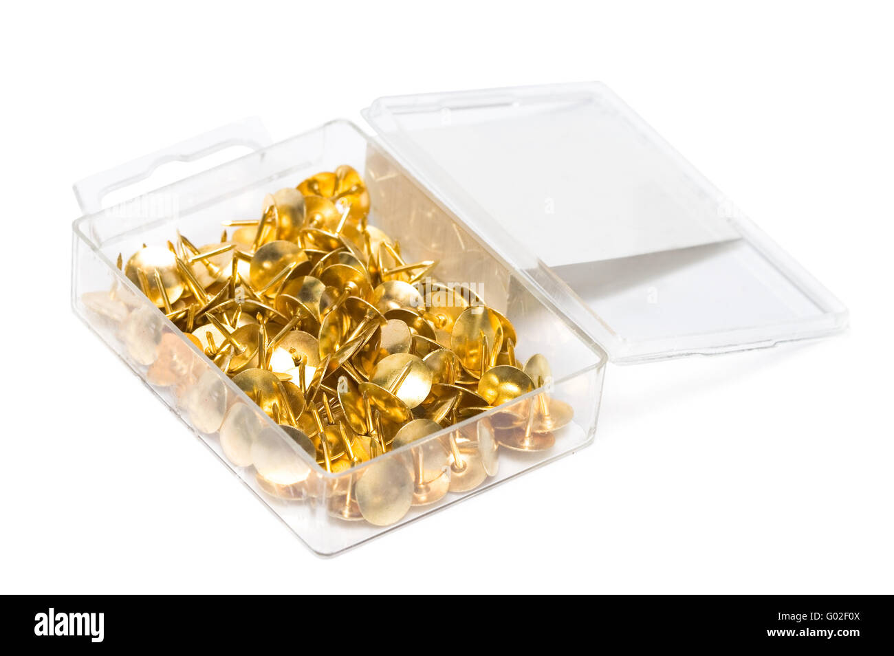 document clip/clamp isolated on white background Stock Photo - Alamy