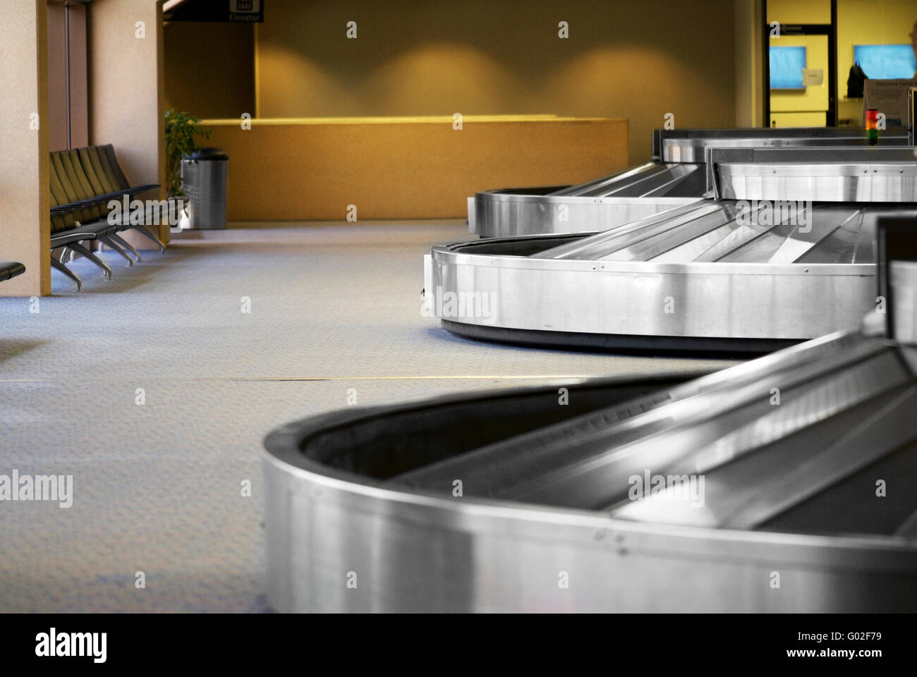 Airport Baggage Terminal Stock Photo - Alamy
