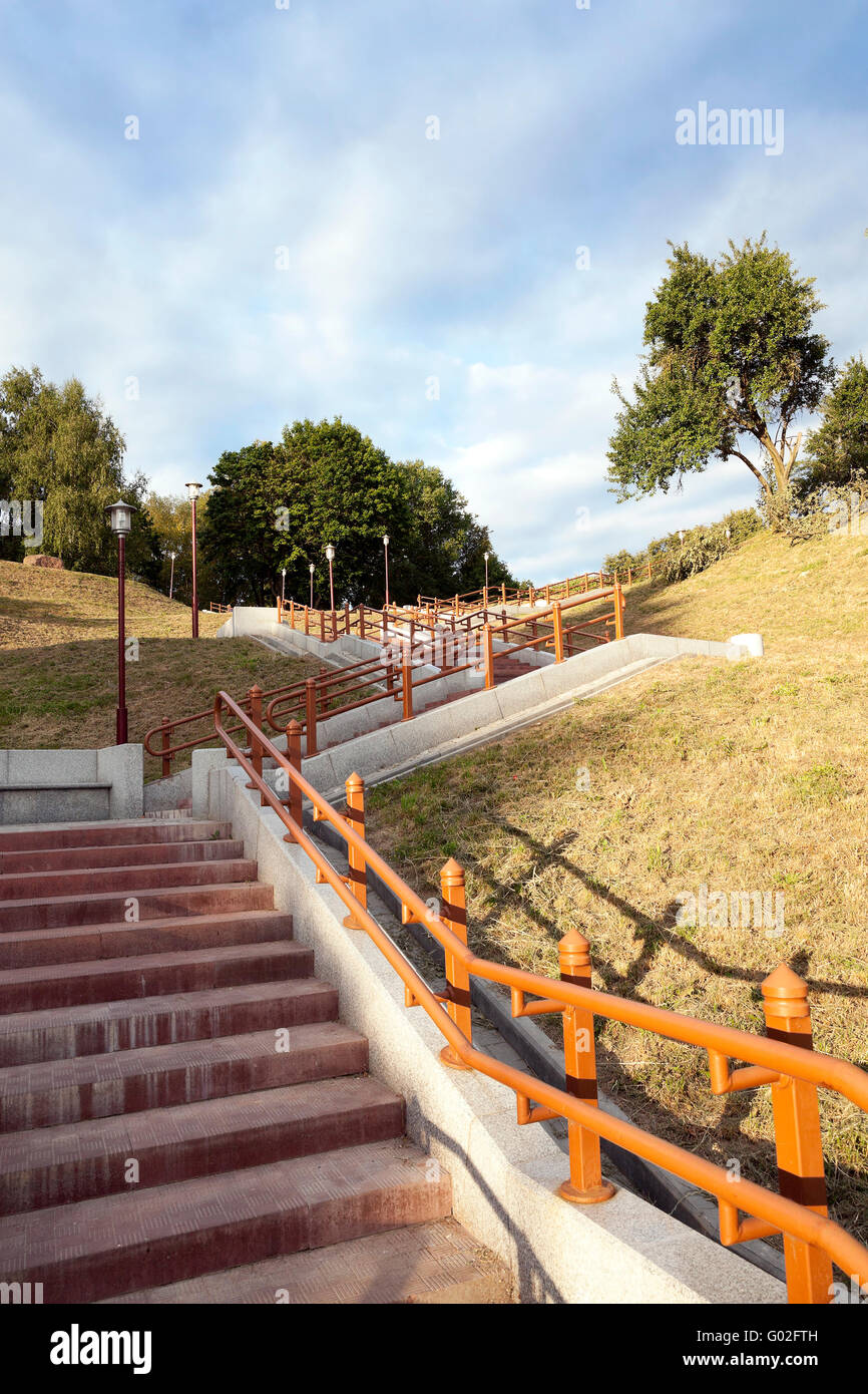 stairs in the park Stock Photo - Alamy
