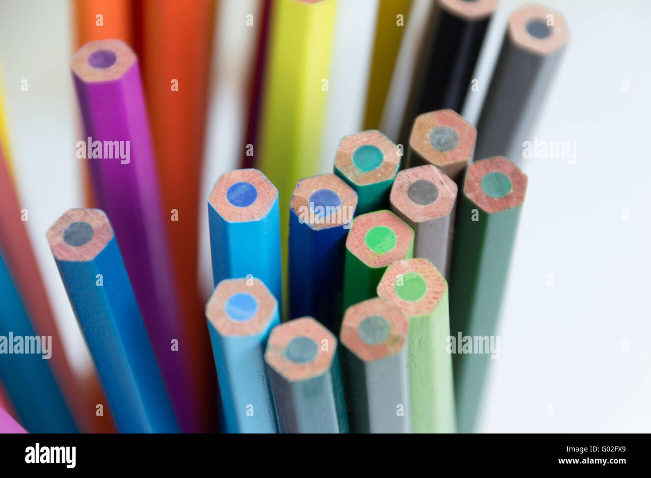 Many pencils hi-res stock photography and images - Alamy