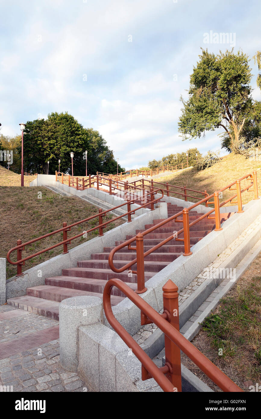 stairs in the park Stock Photo - Alamy
