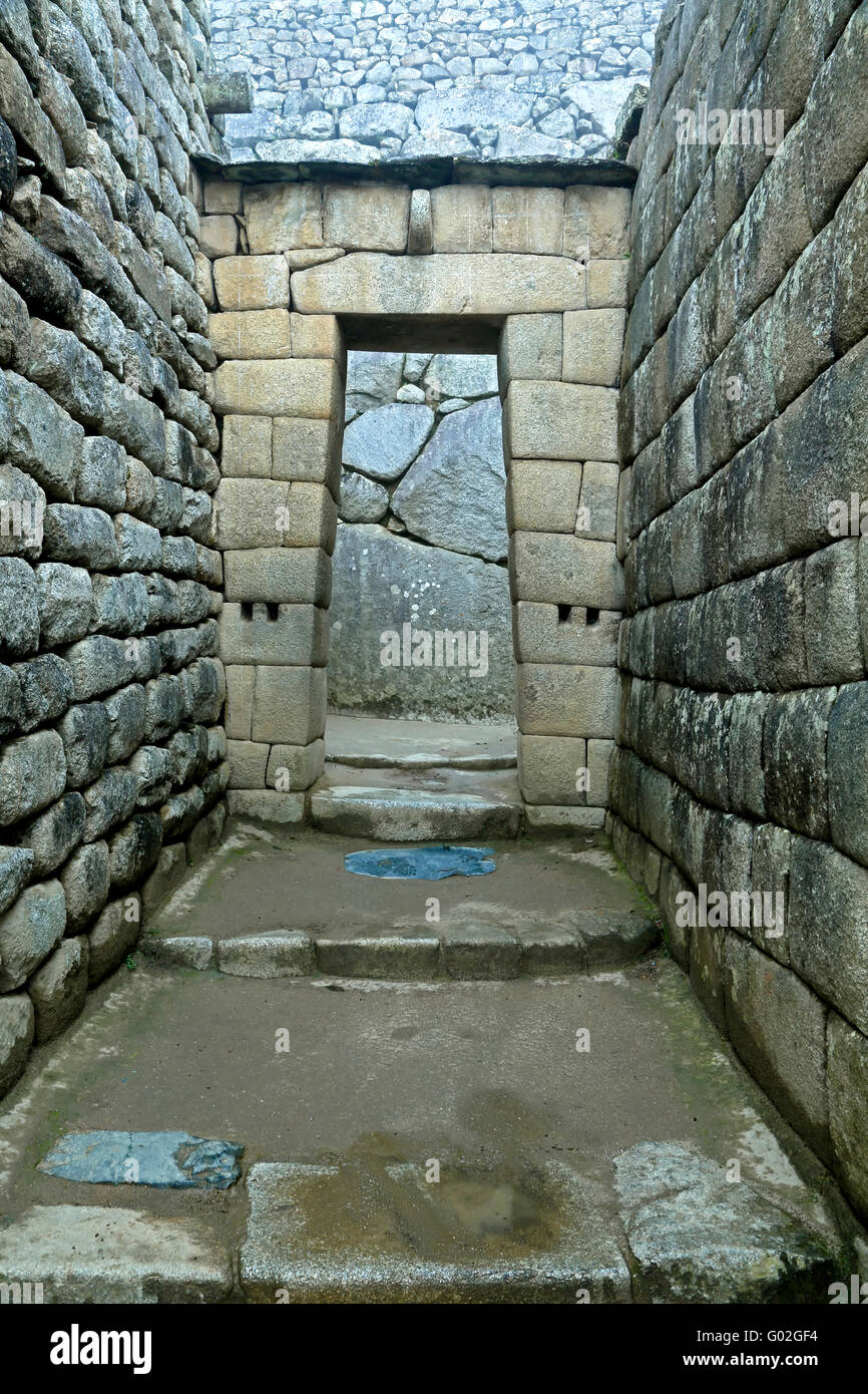 Trapezoidal stone door hi-res stock photography and images - Alamy