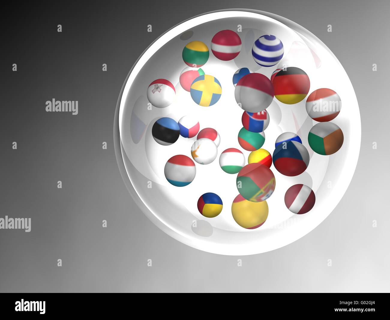 Balls flags countries europe hi-res stock photography and images - Alamy