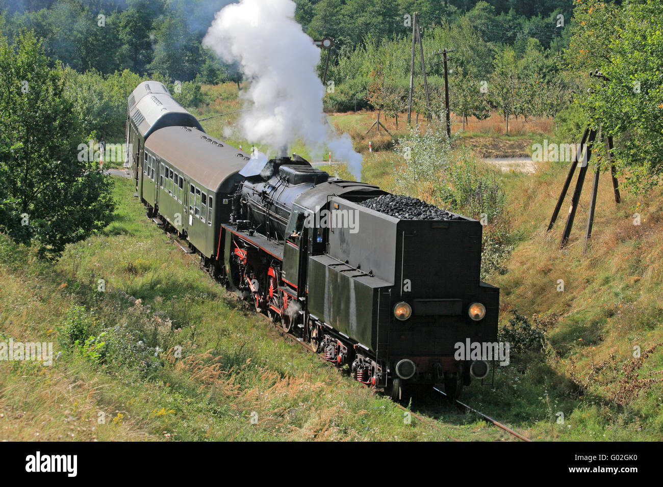 Steam train trip through countryside hi-res stock photography and ...