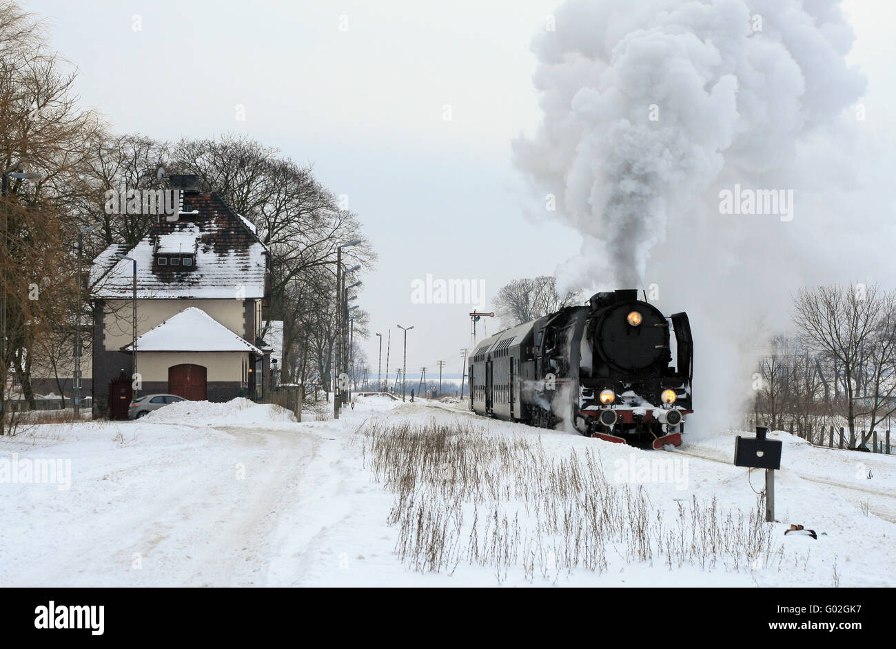 Train chimney hi-res stock photography and images - Alamy