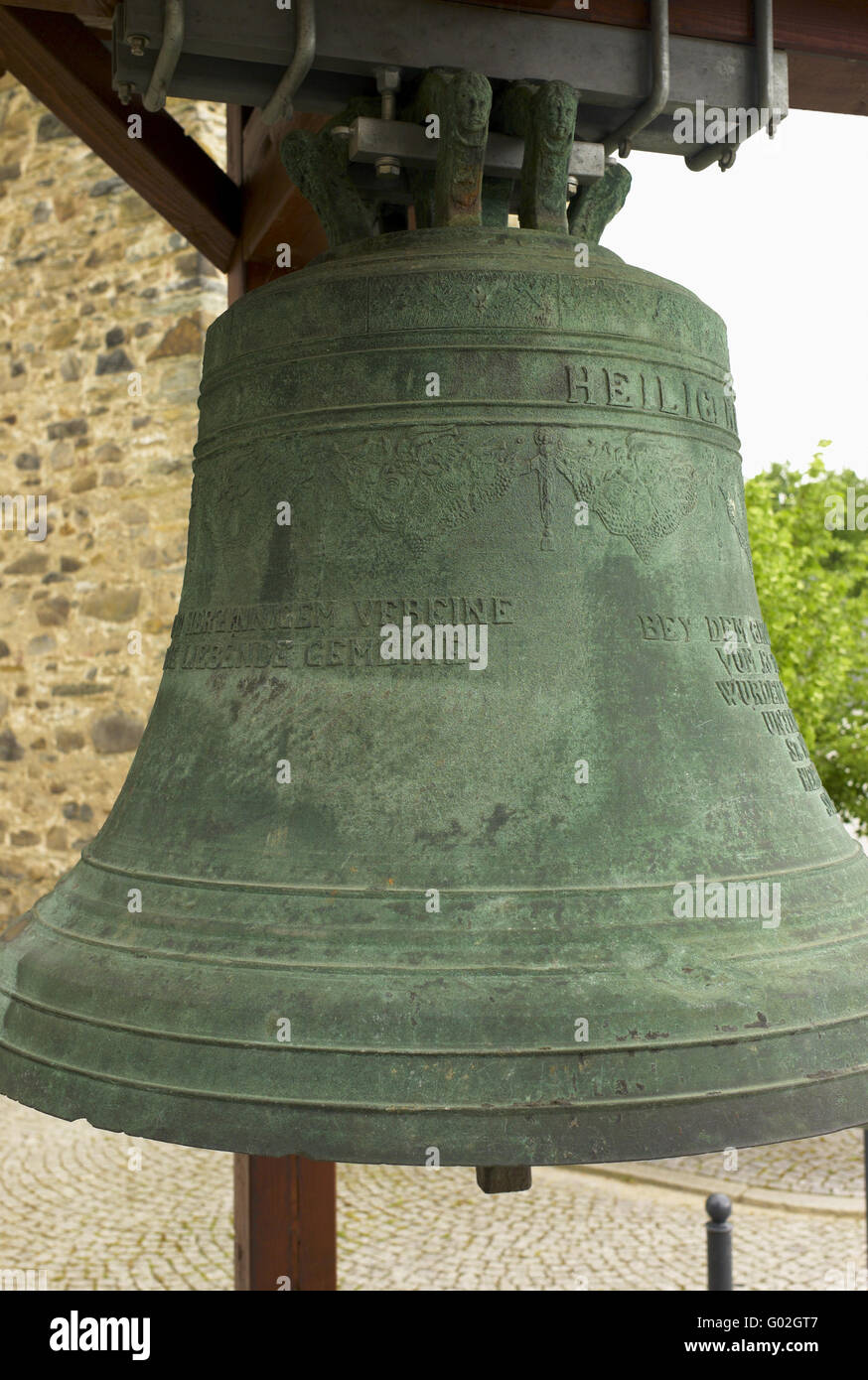 Bell with inscription hi-res stock photography and images - Alamy