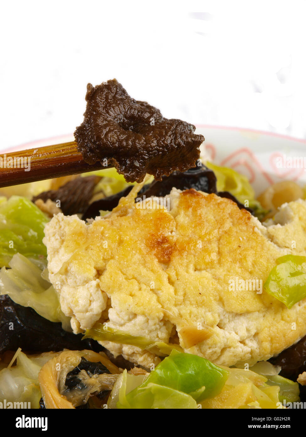 Traditional chinese tofu pei. Close up Stock Photo - Alamy