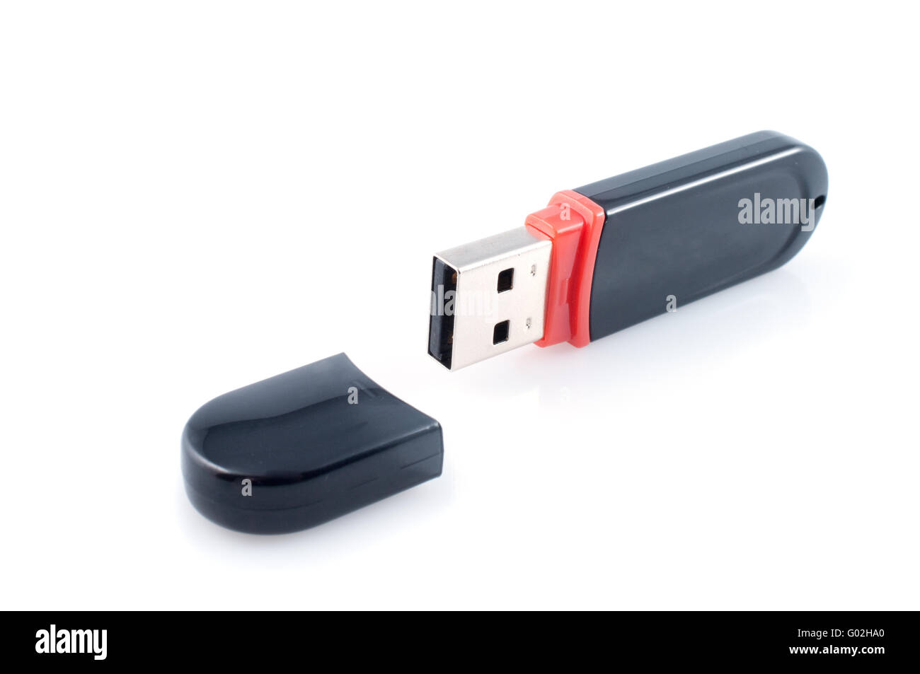 Usb flash memory isolated on white background Stock Photo - Alamy
