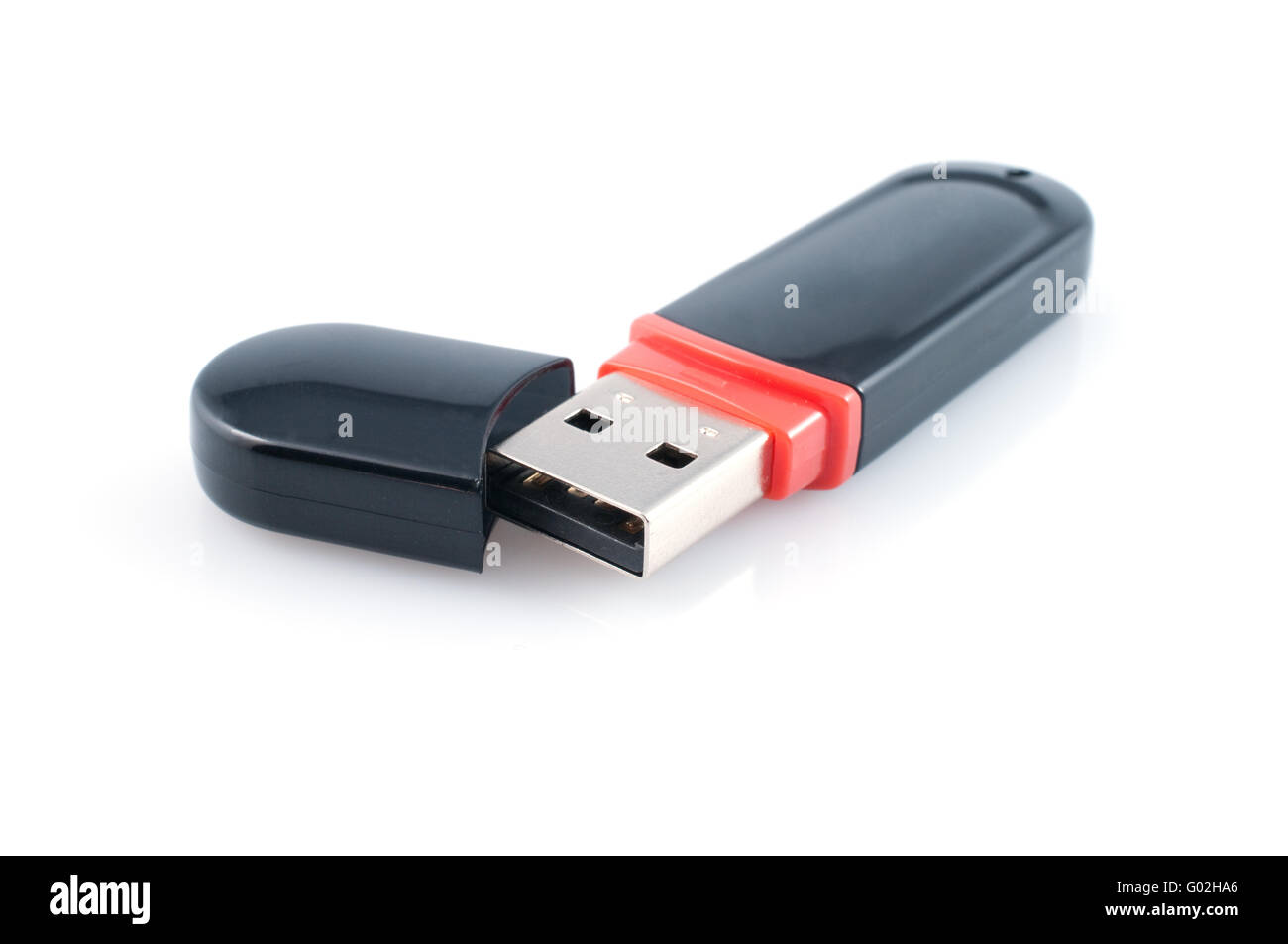 Usb flash memory isolated on white background Stock Photo - Alamy