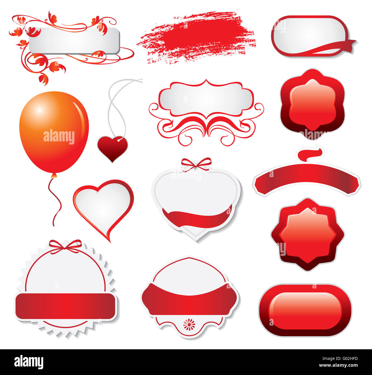 Set of design elements Stock Photo - Alamy