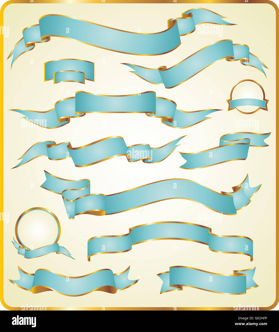 Set of ribbons Stock Photo - Alamy