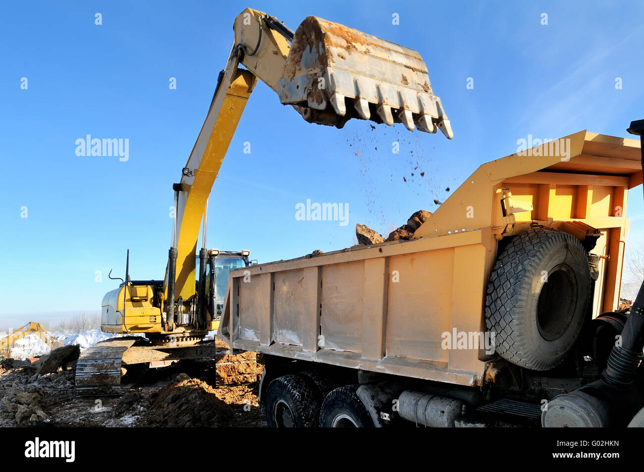 Rear end loader hi-res stock photography and images - Alamy