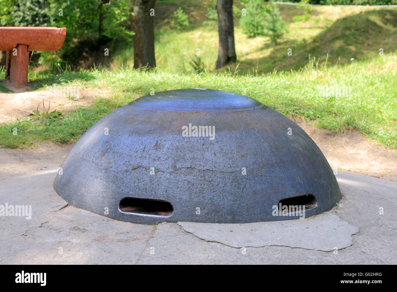Historical military fortifications from the wartime Stock Photo - Alamy