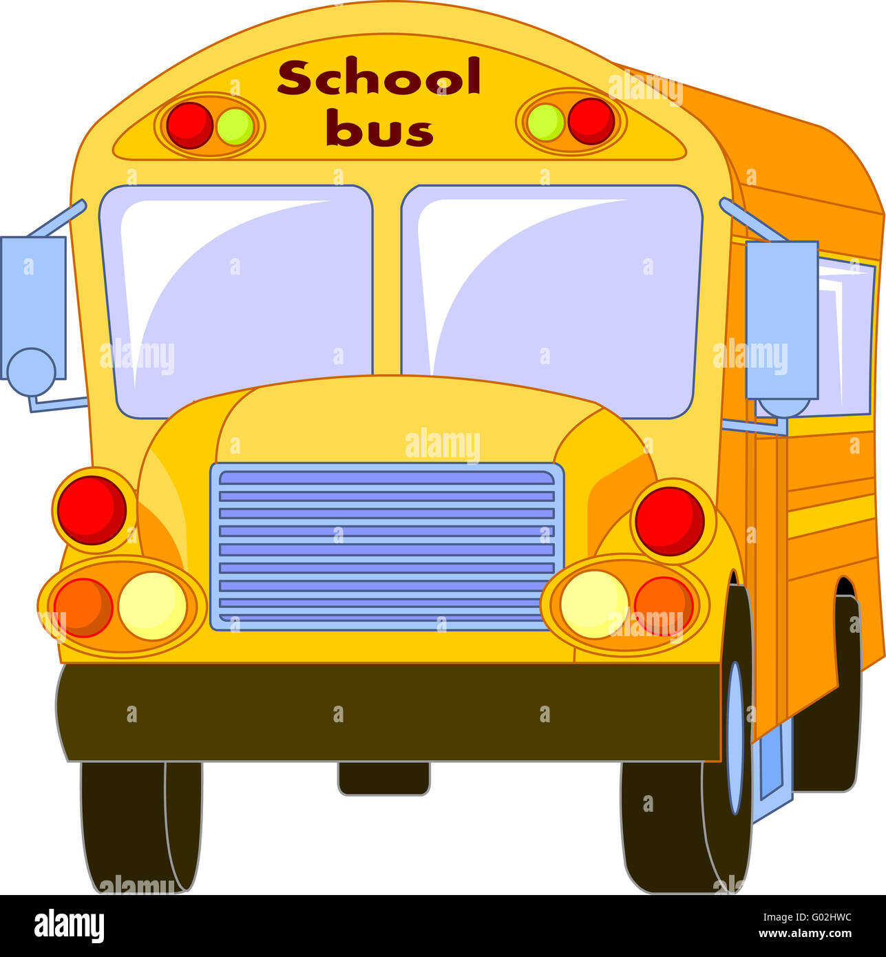 Cartoon drawing school bus hi-res stock photography and images - Alamy