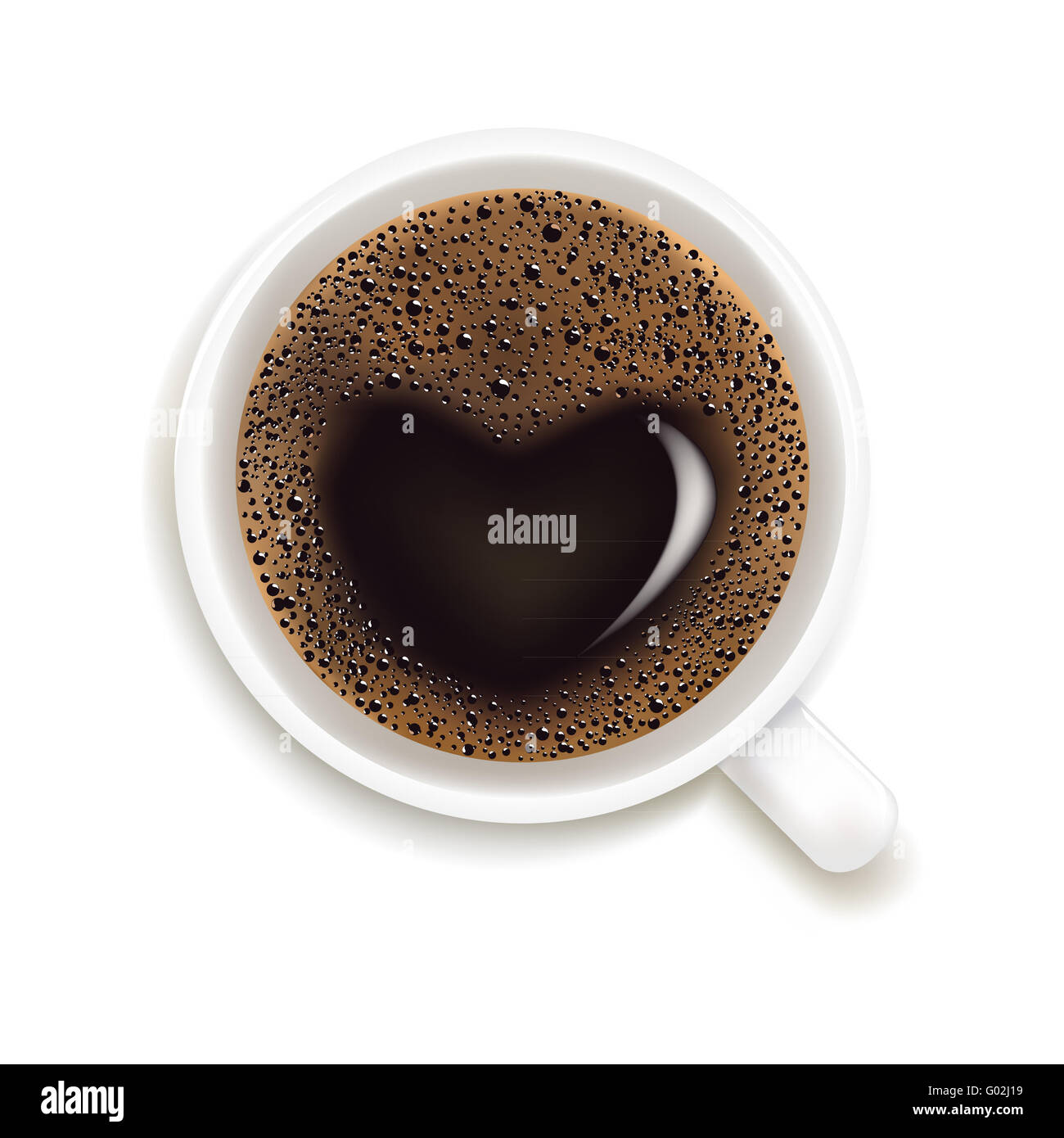 Beautiful illustration cup hot Cut Out Stock Images & Pictures - Alamy